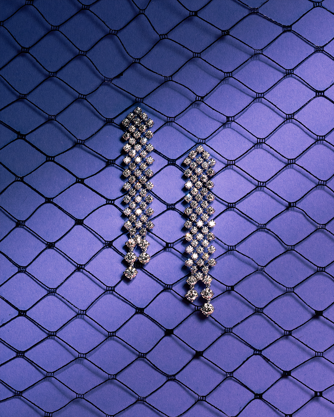 18k White Gold Earrings Diamond - Frozen - Schullin Wien