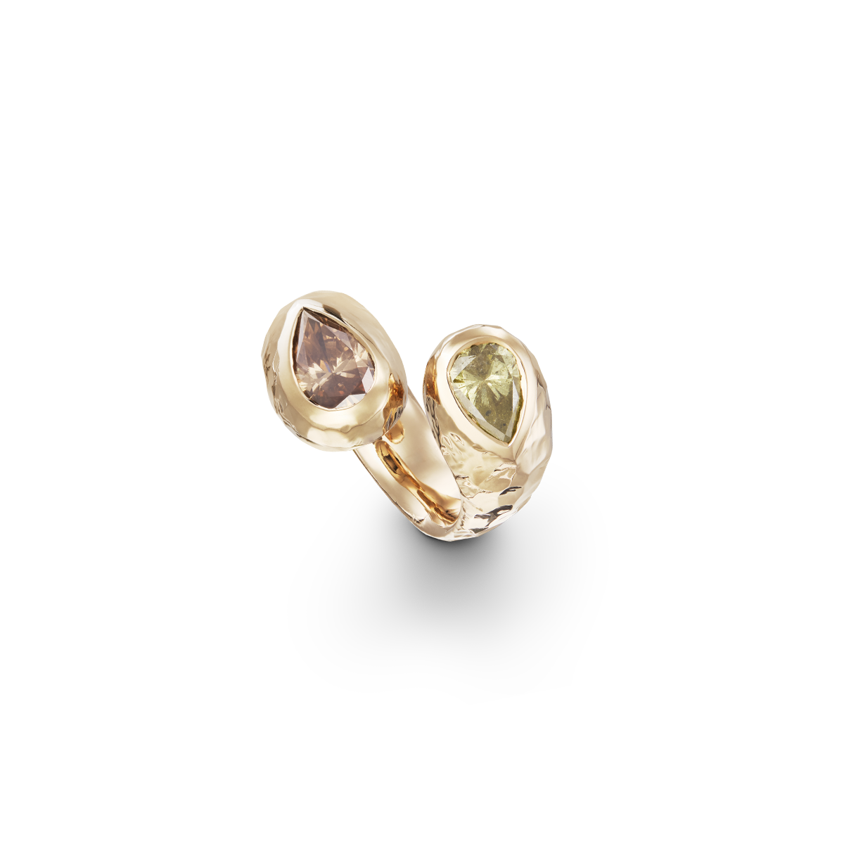 18k Rose Gold Rings Diamond - Sfiri - Schullin Wien