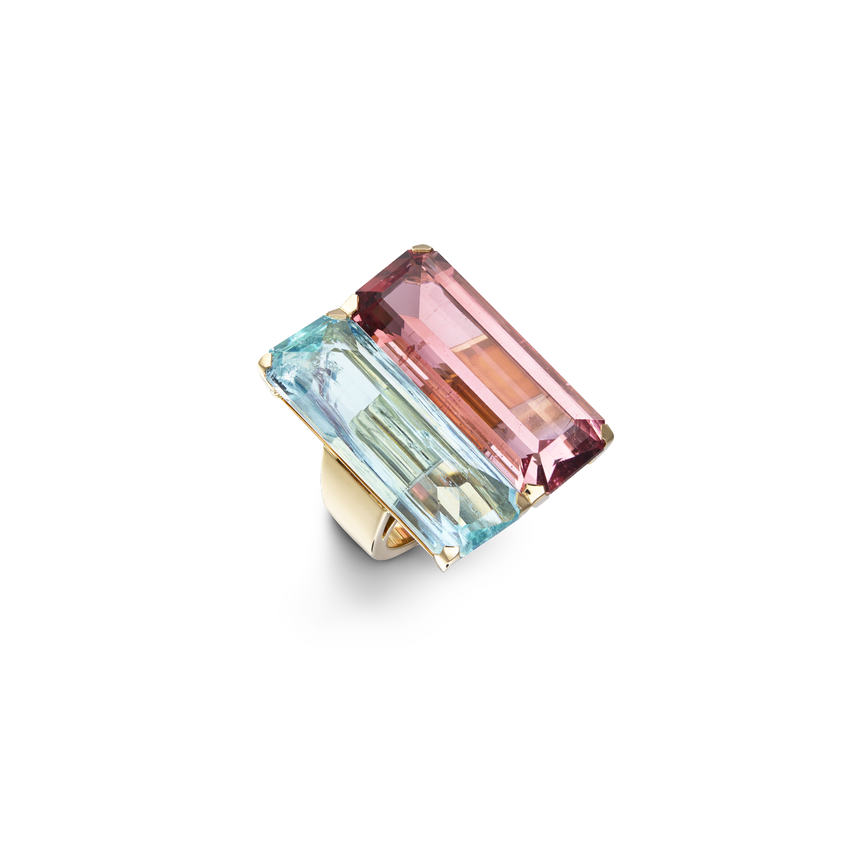 18k Rose Gold Rings Other and Tourmaline - Euclid - Schullin Wien