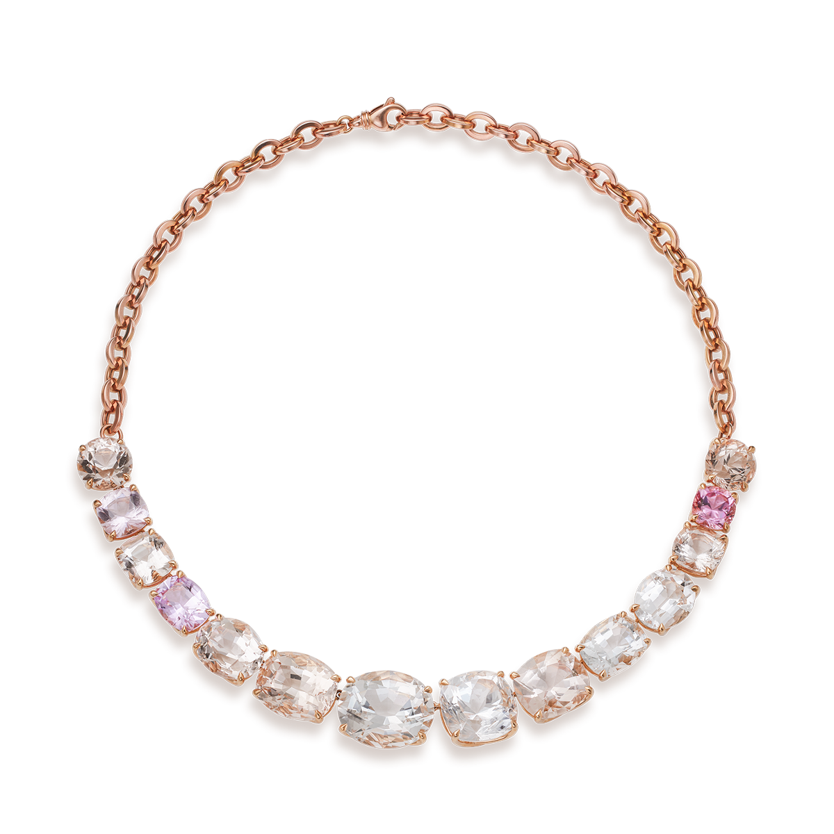 18k Rose Gold Necklaces & Pendants Topaz - Klara - Schullin Wien