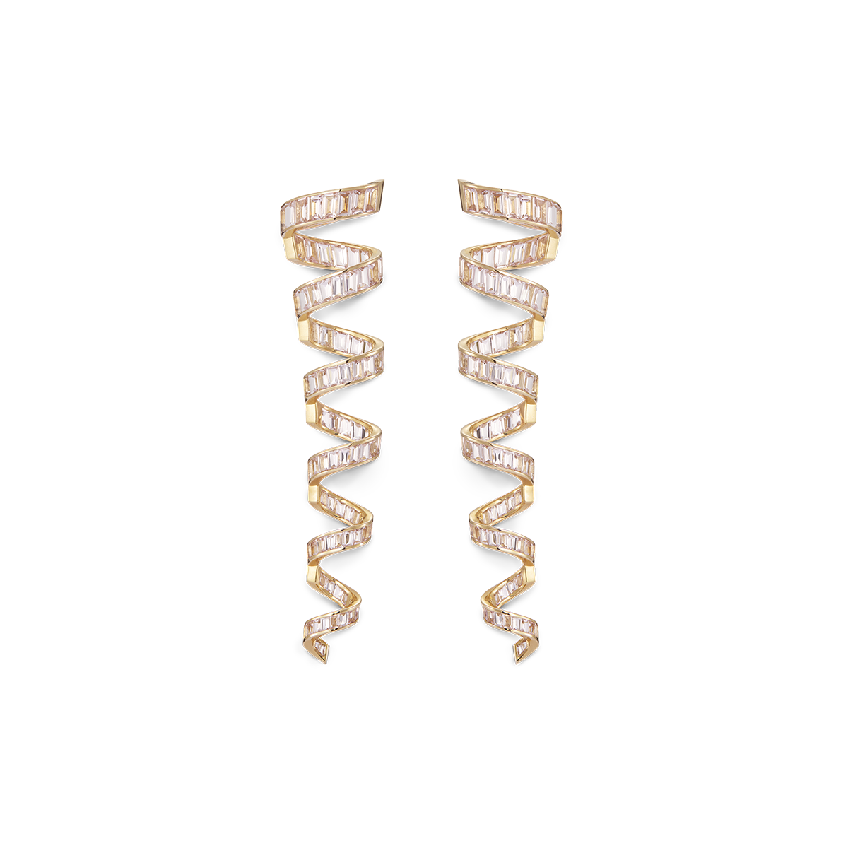 18k Rose Gold Earrings Other - Spirale - Schullin Wien