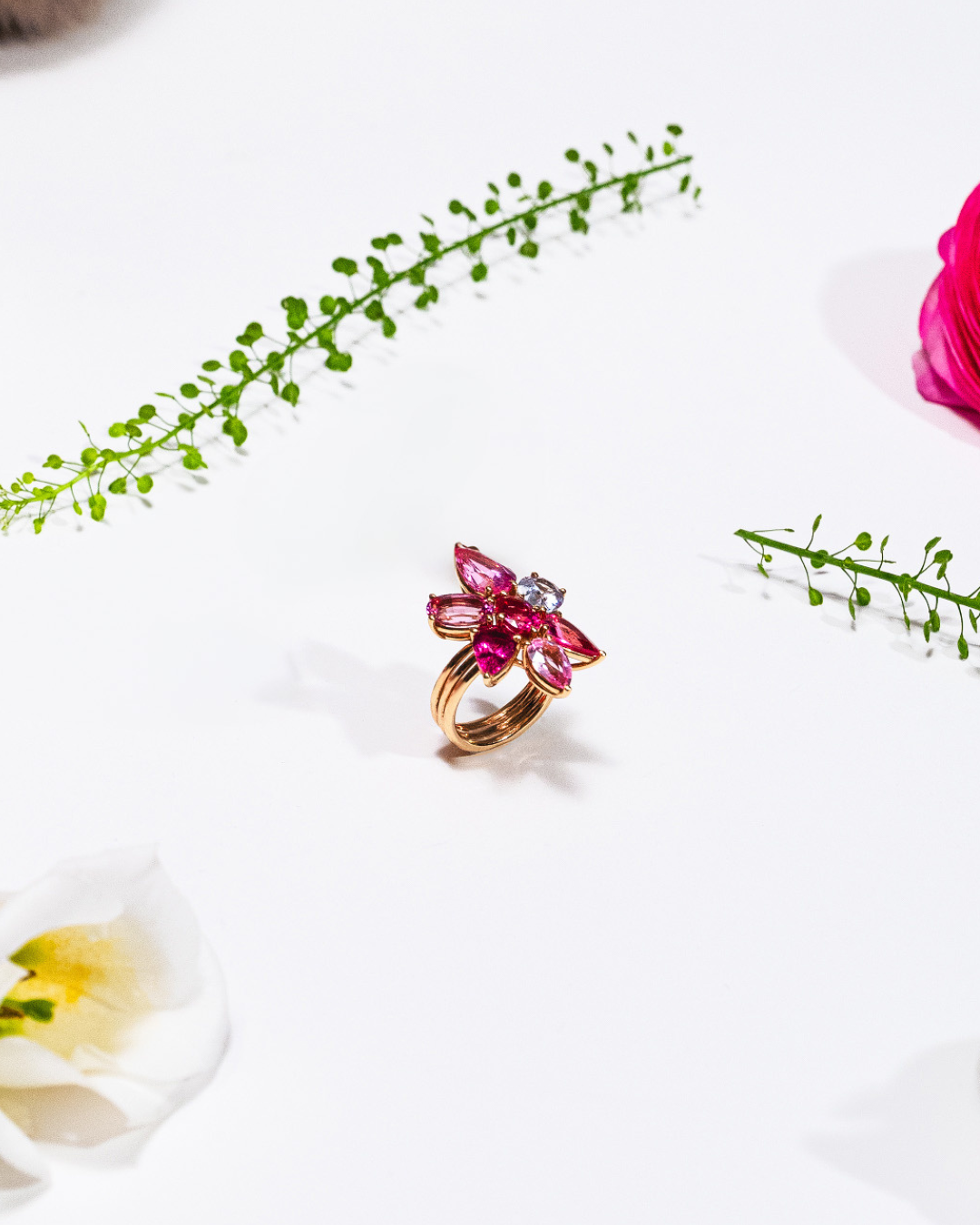 18k Rose Gold Rings Spinel - Azalea - Schullin Wien