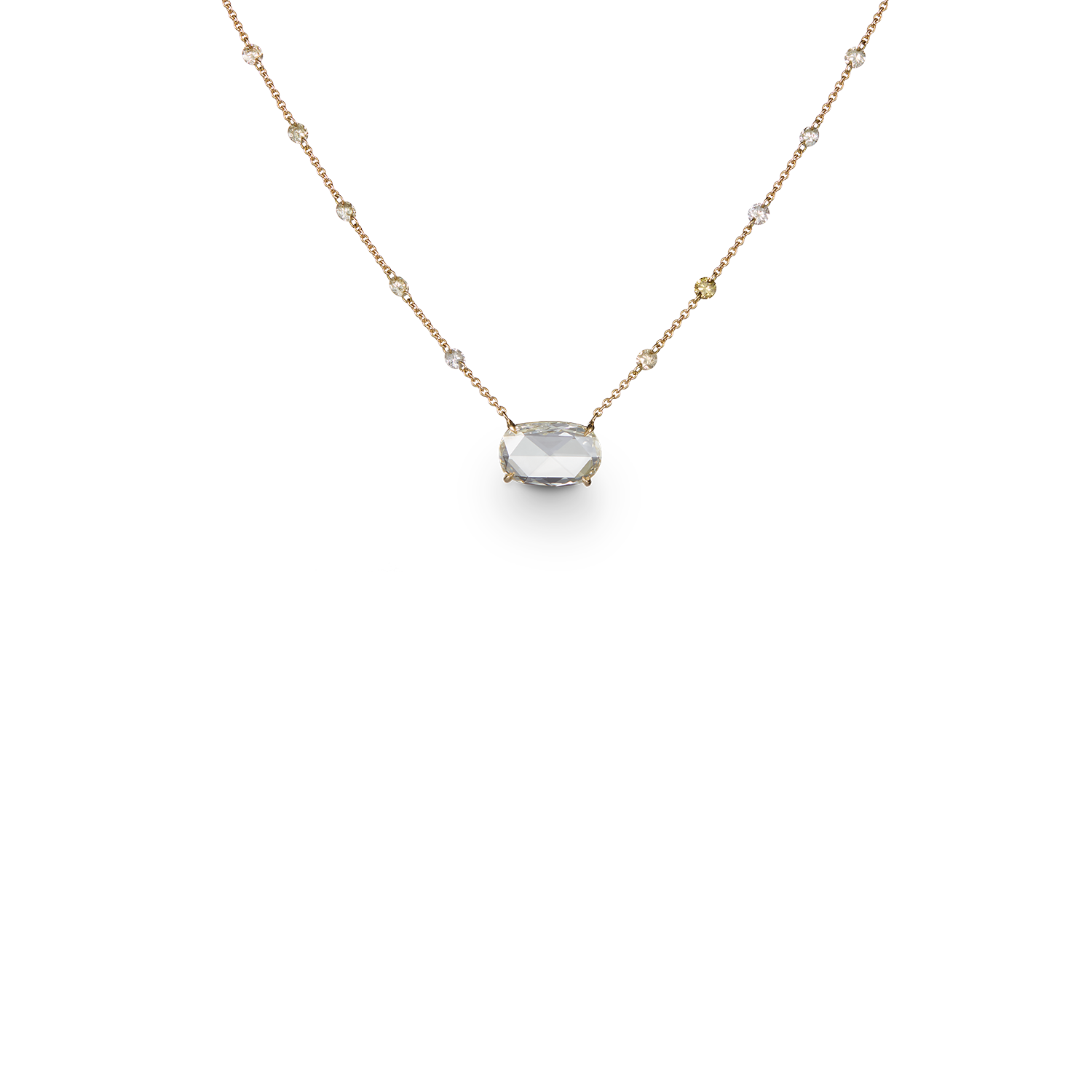 18k Yellow Gold Necklaces & Pendants Diamond - Rosen - Schullin Wien