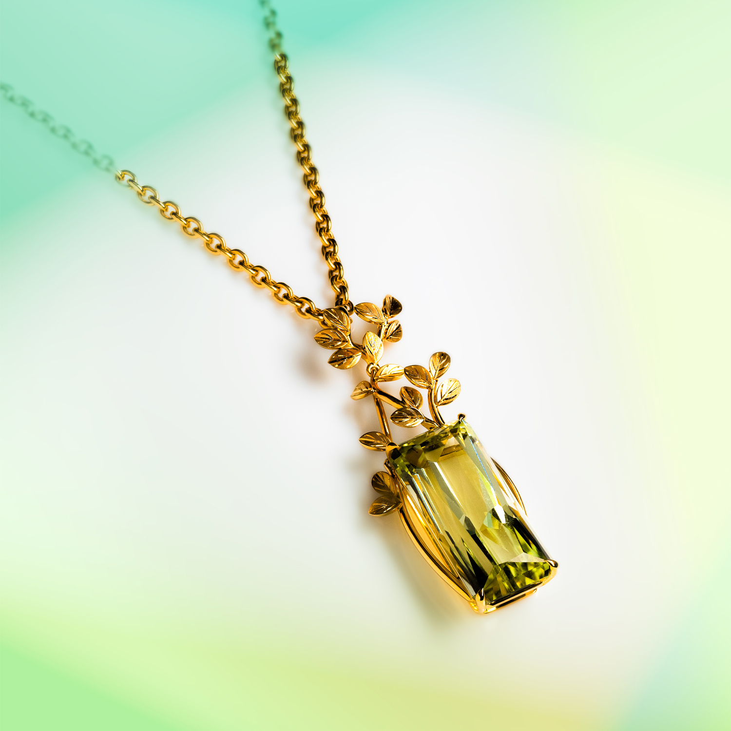 18k Yellow Gold Necklaces & Pendants - Vine II Verde - Schullin Wien